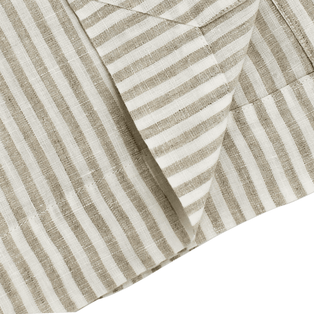 Linen Tablecloth Natural Stripe Linen Tablecloth Natural Stripe