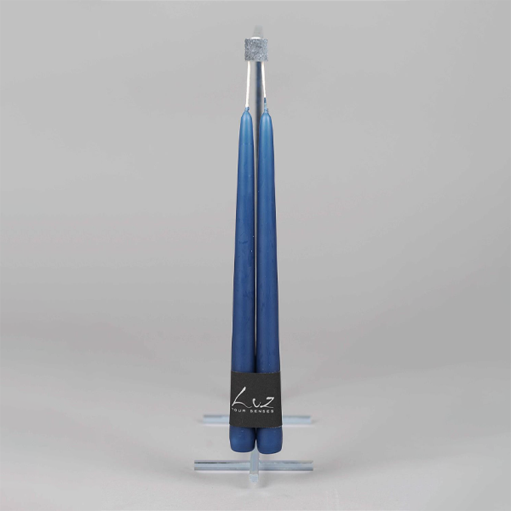 Taper Candle Pair – Cobalt Blue